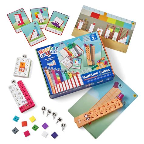 Hand2mind Numberblocks Mathlink Cubes 11 20 Activity Set