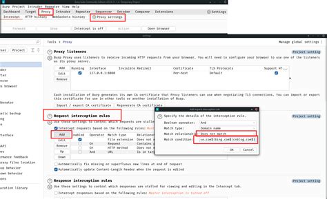 20240115 Burpsuite Intercept Rules Tobepentester