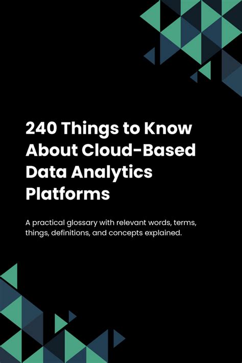 240 things to know about cloud based data analytics platforms