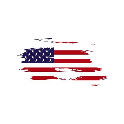 Tattered American Flag Vector Art Icons And Graphics For Free Download