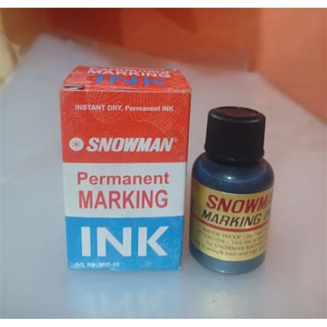 Jual Tinta Permanen Marking Snowman Shopee Indonesia