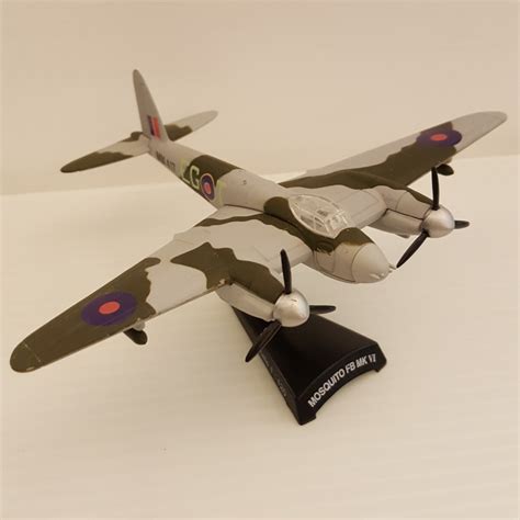 日本帶回 Mosquito Mk Vi 蚊式轟炸機 二戰 英國 轟炸機 戰鬥機 偵察機 合金 飛機 模型 金屬 蝦皮購物