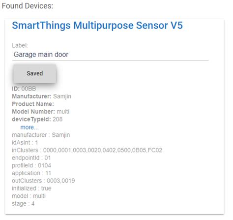 smartthings multi sensor garage tilt function not working 🛎️ get help hubitat
