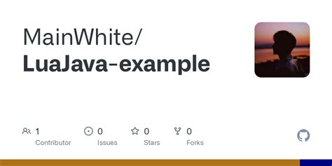 Github Mainwhiteluajava Example