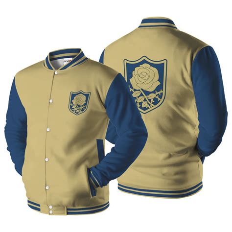 Blue Rose Varsity Jacket Otaku4fan