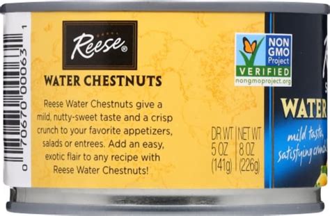 Reese® Sliced Water Chestnuts 8 Oz Kroger