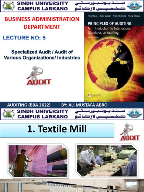 Auditing Lecture 5 Pdf