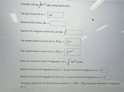 Solved Consider Solving E X Xdx Using Substitution The Chegg Com