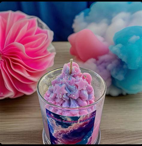 Cotton Candy Dreams Space 12 Oz Candle Astrology Cotton Candy Candle