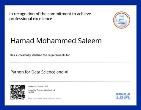 Hamad M Saleem On Linkedin Datascience Artificialintelligence Python Professionalgrowth