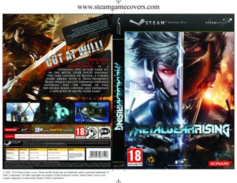 Steam Game Covers Metal Gear Rising Revengeance Box Art