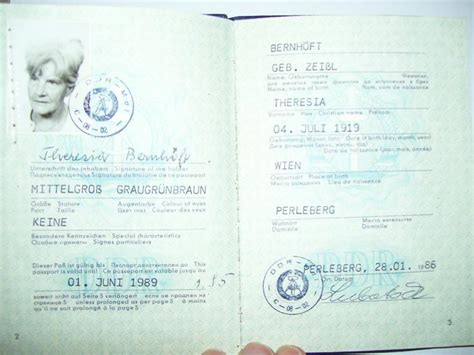 Ddr Passport Photos And Paperwork Treasure Bunker Forum