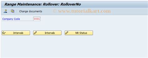FN 6 SAP Tcode Number Range Maintenance FVVD RPNR