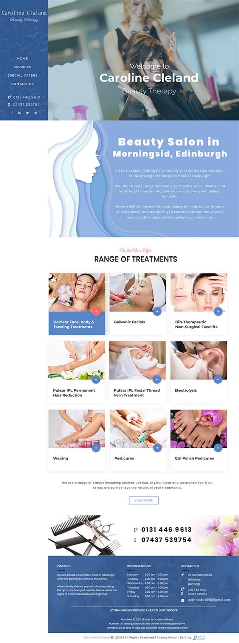 lakmal perera on linkedin beauty therapy ui design caroline cleland