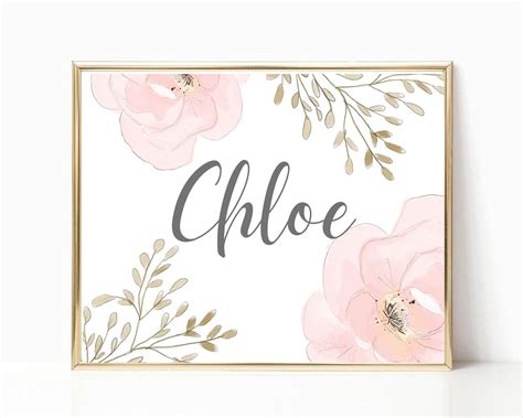 Chloe In Cursive