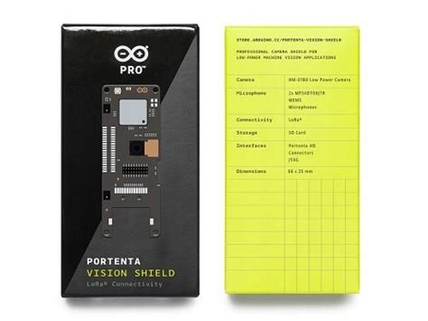 Arduino Portenta Vision Shield Lora с камерой в Украине купить из