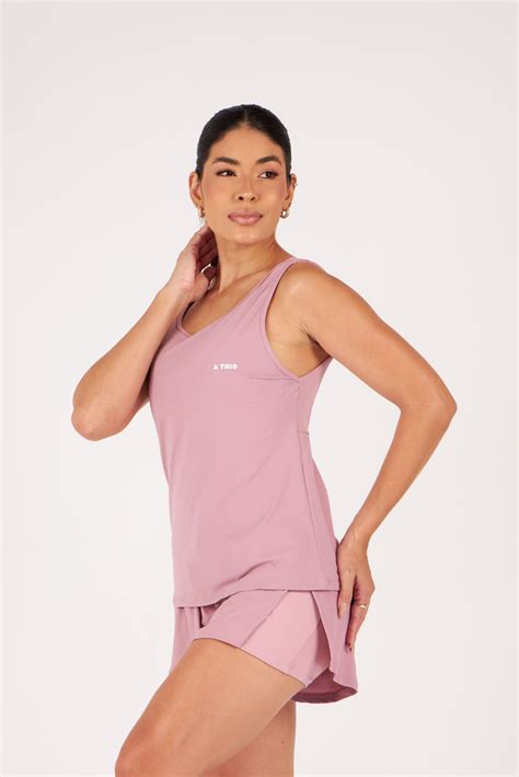 Camiseta Sofia Rosa Seco Seja Trio