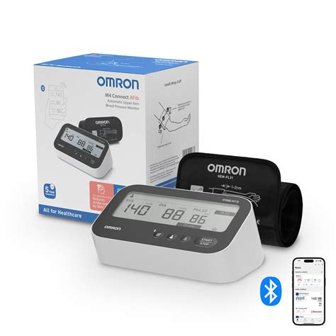 Omron M4 Connect Afib Bp Monitor Blood Pressure Device