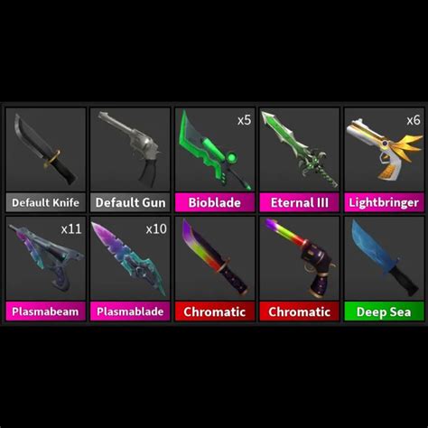My Mm2 Inv Check Pictures Murder Mystery 2 Game Items Gameflip