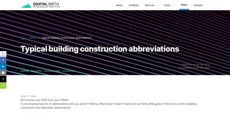 Construction Abbreviations