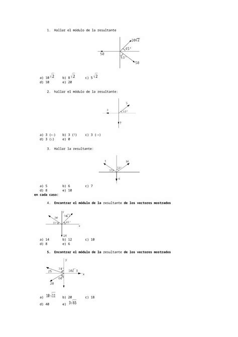 Docx Ejercicios De Fisica Descomposicion Dokumentips