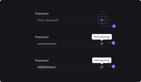 password input