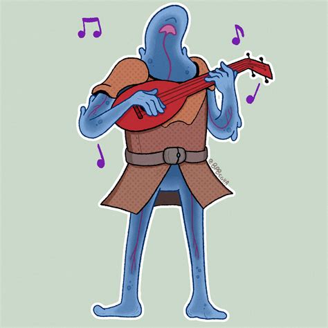 [oc] [art] Raz The Plasmoid Bard R Dnd