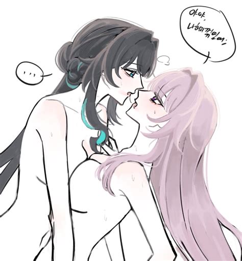 Herta And Ruan Mei Honkai And More Drawn By Voaxnvoa Danbooru