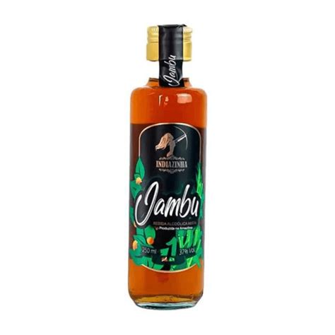Cachaça Indiazinha Jambu 250ml Mundo Da Cachaca