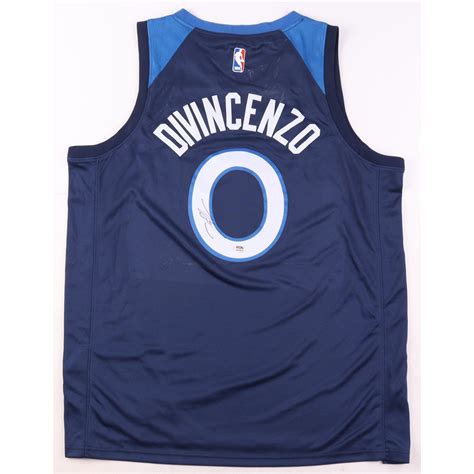 Donte Divincenzo Signed Timberwolves Jersey Psa Pristine Auction