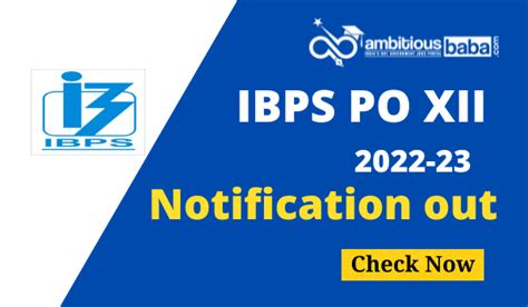 IBPS PO Notification Out Check All Details