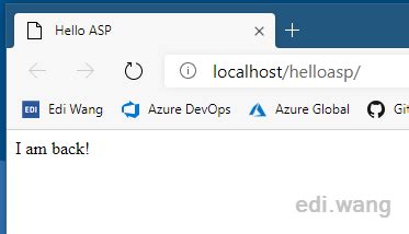 Run Classic ASP On Windows And Azure App Service Edi Wang
