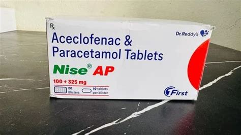 Nise Ap Aceclofenac Paracetamol Tablet At ₹ 1280box Pharmaceutical
