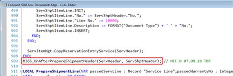 Event Request Codeunit 5988 10 New Events · Issue 3183 · Microsoft