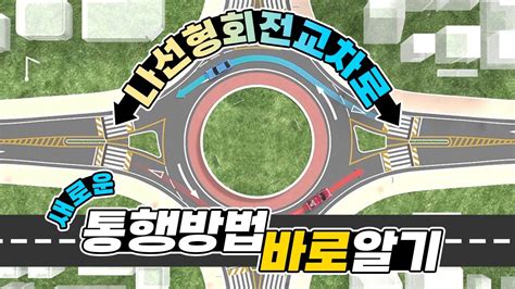나선형 교차로 😵안전하게 통행하는 방법 Youtube