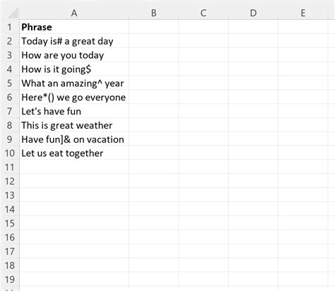 How To Search For Special Characters In A Cell In Excel