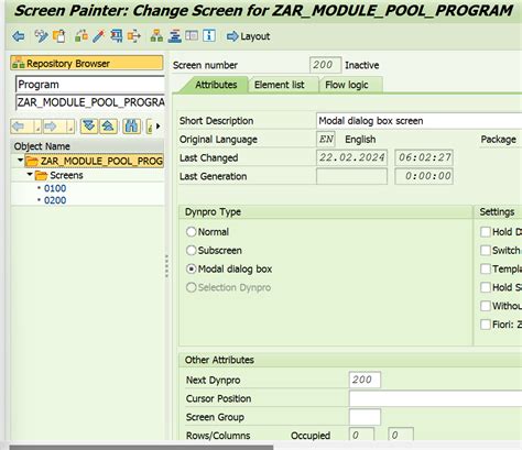 Understanding Modal Dialog Boxes In SAP ABAP Module Pool Programming A