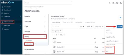 ninjaone script library ninjaone
