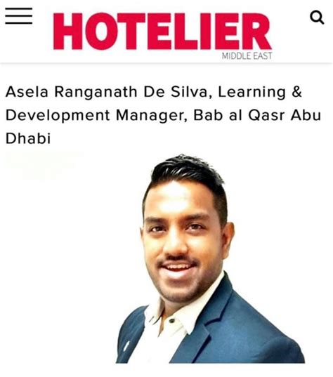 Asela Ranganath De Silva On Linkedin Training Hotelier Staysafe Babalqasr Leadership