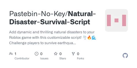 Github Pastebin No Key Natural Disaster Survival Script Add Dynamic And Thrilling Natural