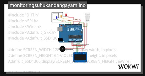 Suhu Kandang Ayam O Wokwi Esp32 Stm32 Arduino Simulator