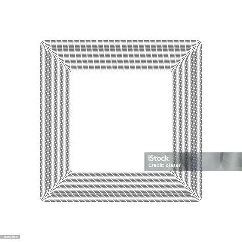 둥근 사각형의 동심원 줄무늬 윤곽선이 중앙 복사 공간을 둘러싸고 있습니다 균형에 대한 스톡 벡터 아트 및 기타 이미지 균형