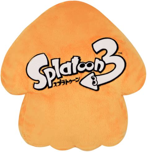 Splatoon 3 Cushion Squid Orange