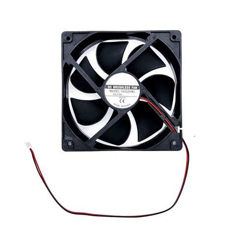 Jzk Dc 12v Cooling Fan 12cm 12025 Low Noise Dual Ball Bearing