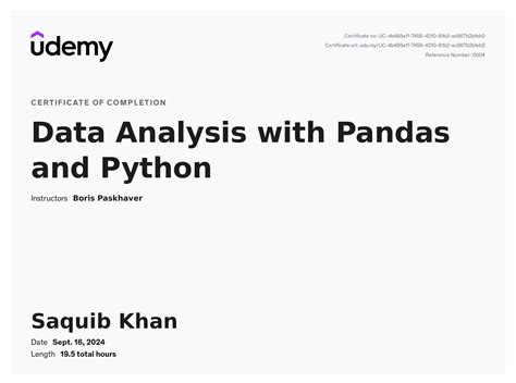 Python Certificate Data Champion