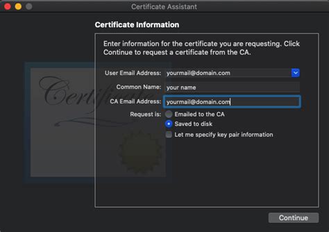 Apple Push Certificate