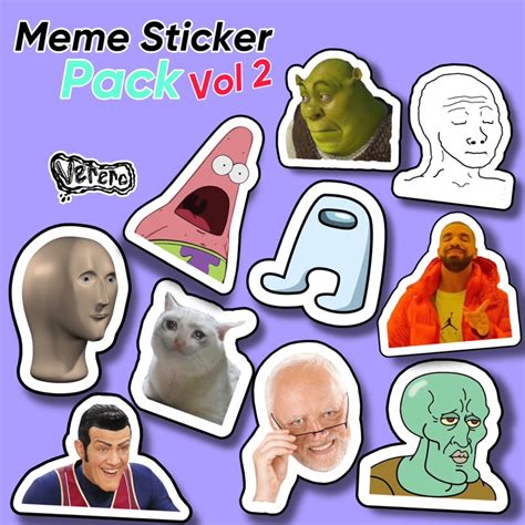 Jual Sticker Meme Vol 2 10 Pcs Shopee Indonesia