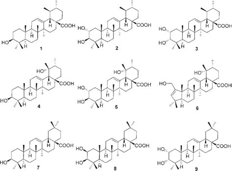 Triterpenoid Structure