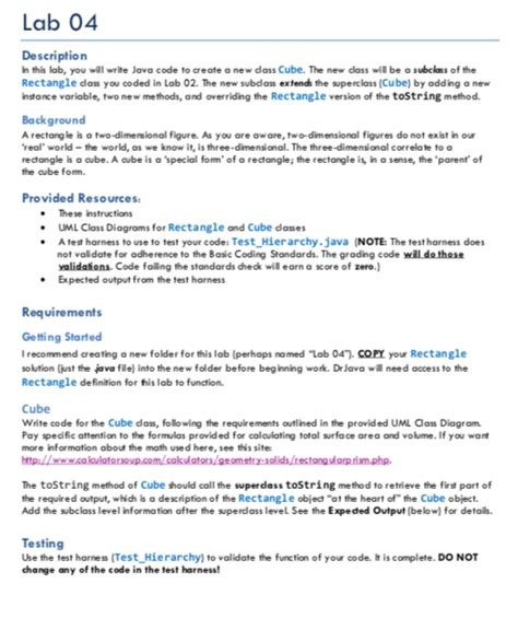 Solved Expected Output Must Match Below