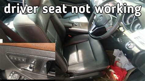 Mercedes Benz Seat Adjustment Not Working Youtube